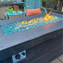 Margo Garden Products Caribbean Blue Dragon Glass Fire Glass & Reviews | Wayfair